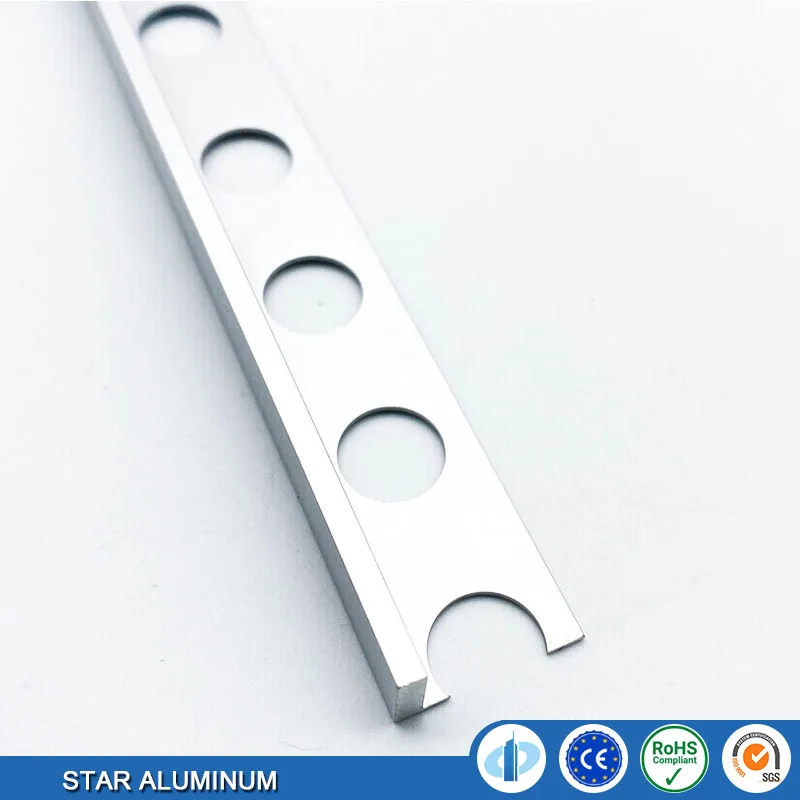 Custom Size And Logo Tile Trim Aluminum 6063 Serie Aluminium Tile Trim ...