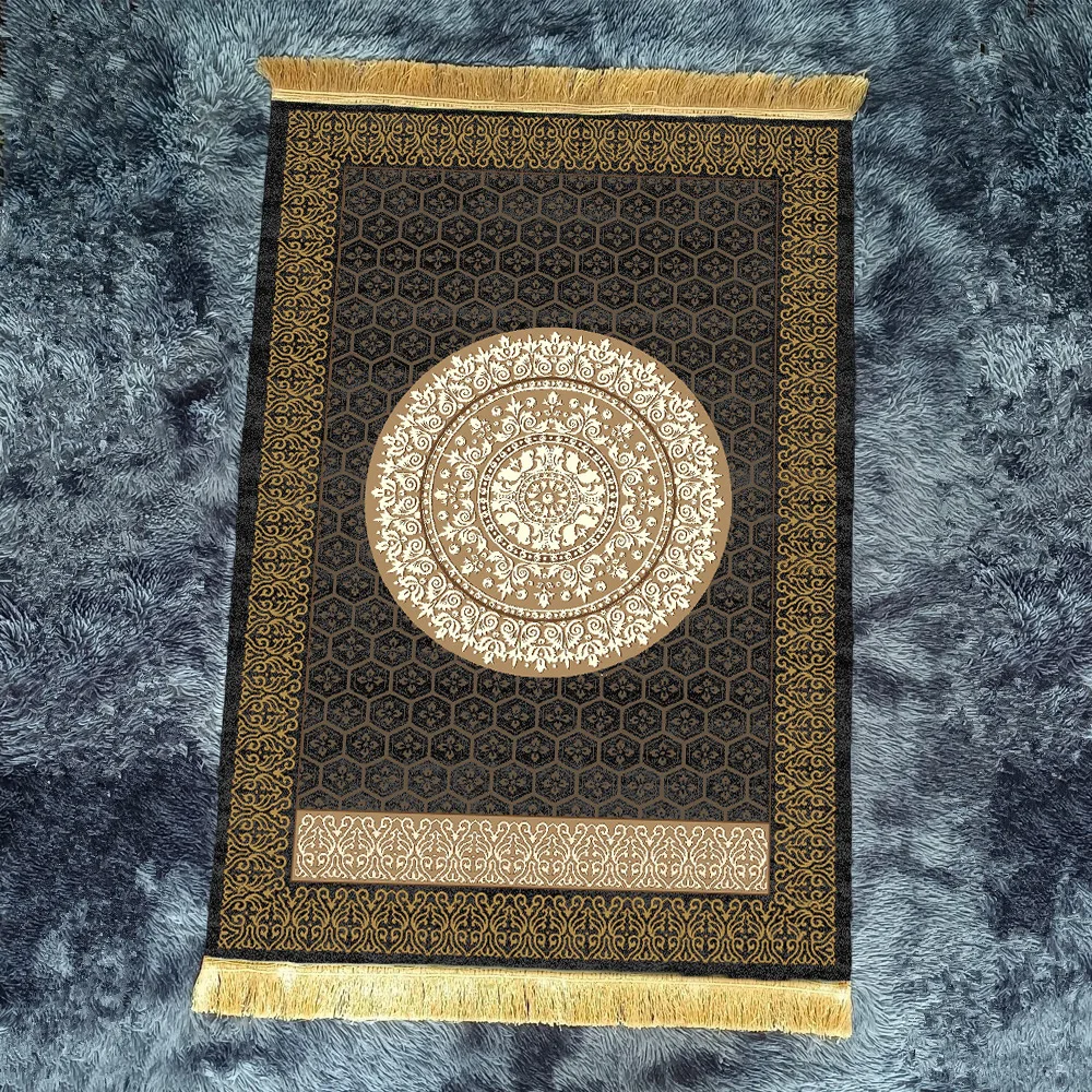 Muslim Prayer Rug-Islamic Turkish Velvet Rugs-Great Ramadan Gifts ...