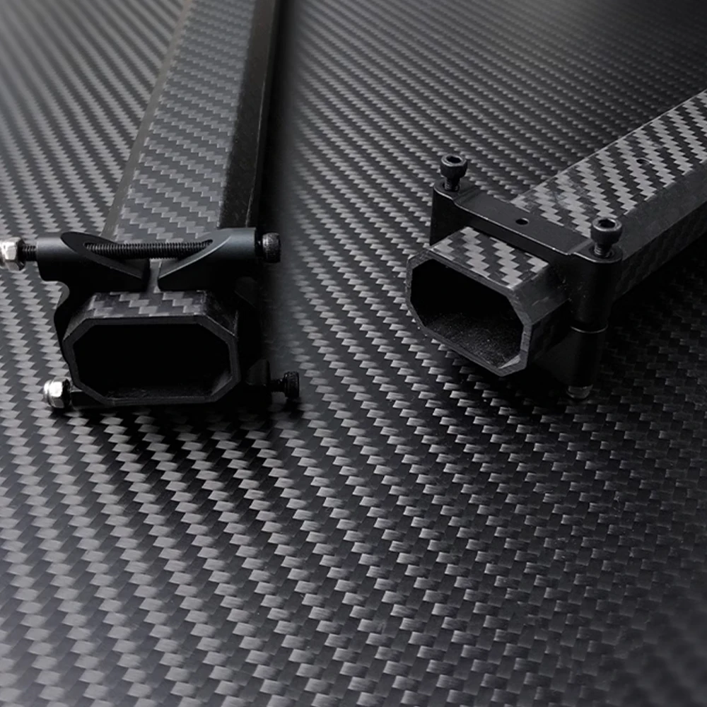 Zame High Strength Custom Black Twill Threaded Octagon Carbon Fiber ...