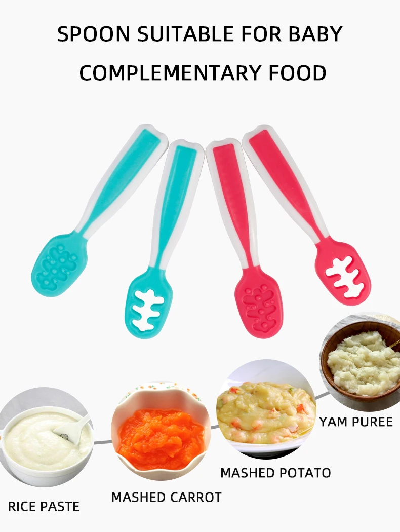 Leatchliving Unique Design Baby Training Spoons - Safe & Durable