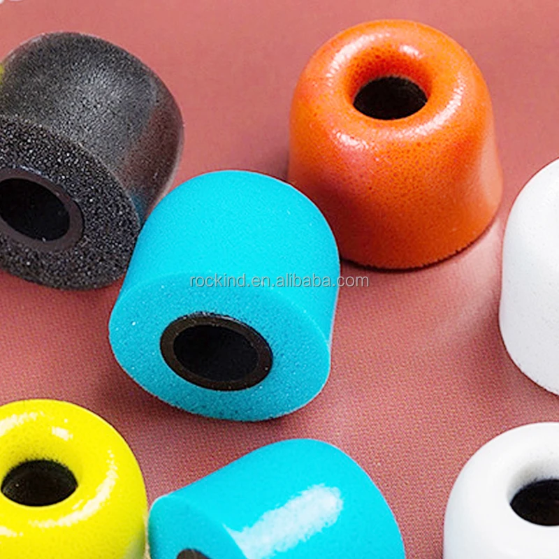 5mm Foam Ear Tips for Earbuds with 5.2mm to 6mm Connector Nozzle Memory ...