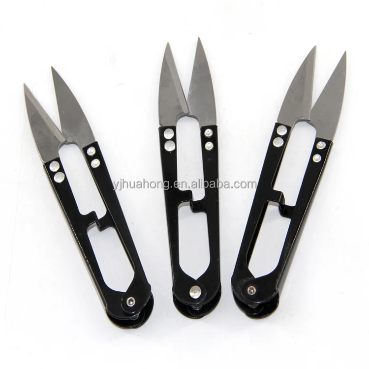 U-shaped Yarn Cutting Scissors Yarn Scissors Multicolor Handle Thread ...