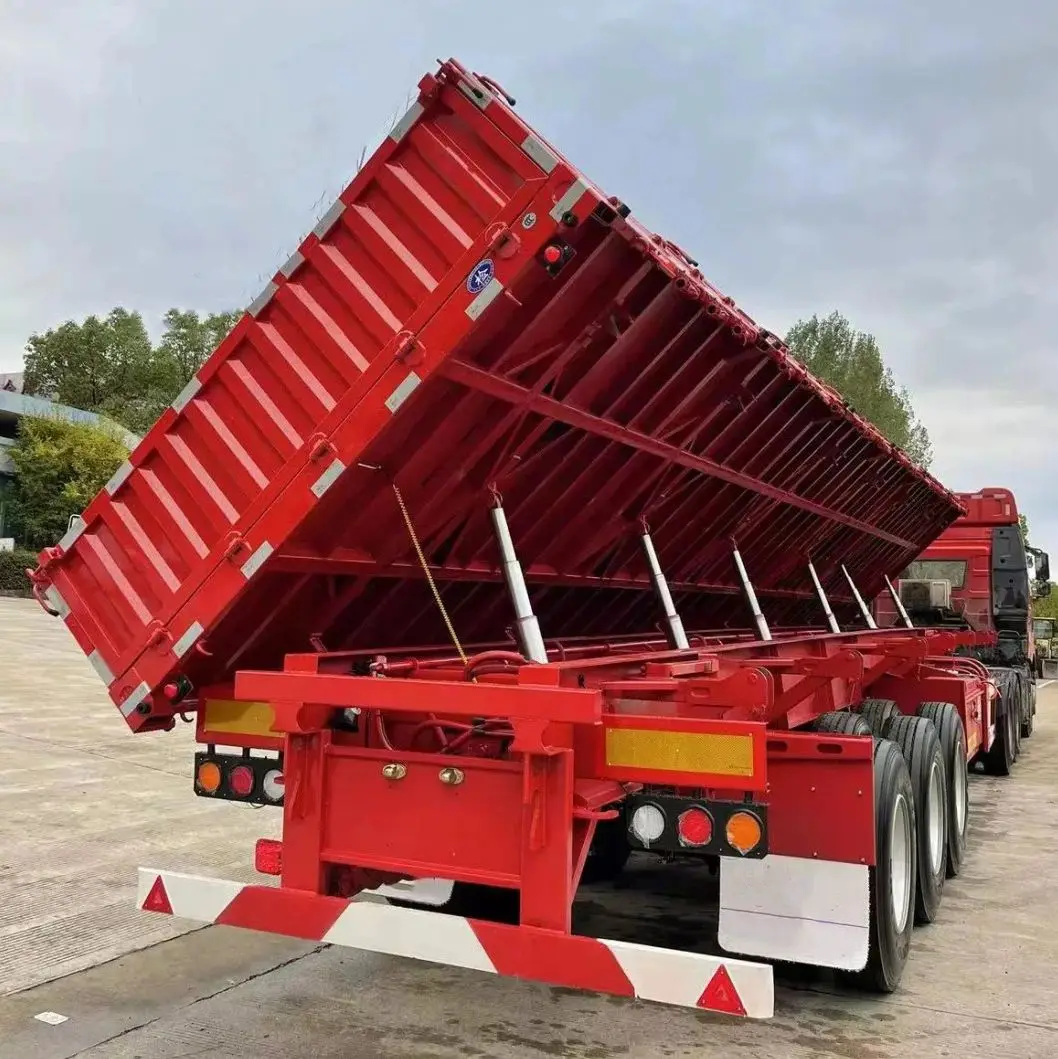 40ft Drop Side Wall Sidewall Board Bulk Fence Stake Van Curtain Box ...
