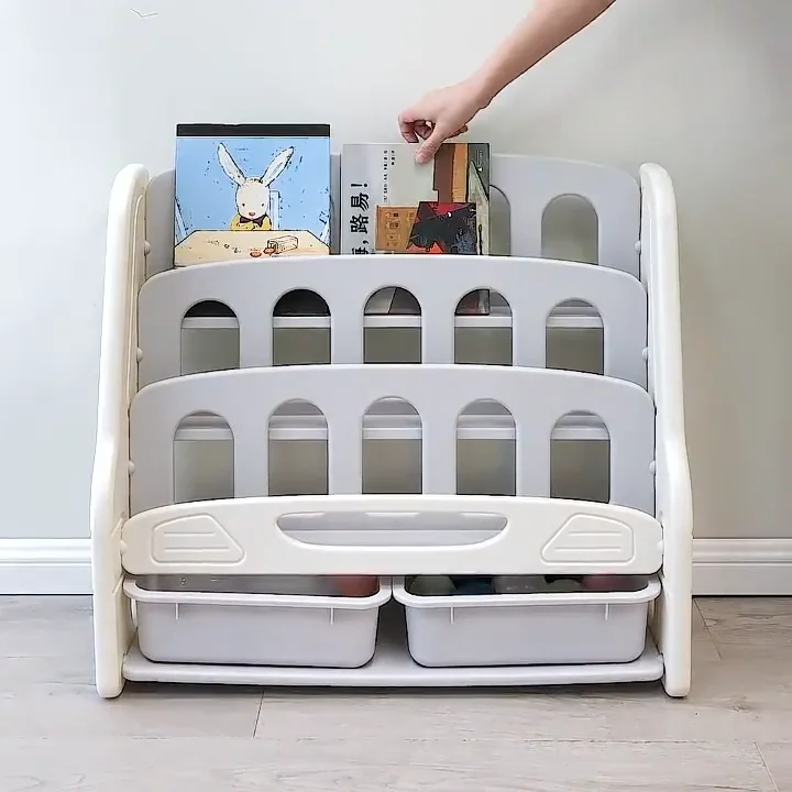 2022 Kid Book Shelf Living Room Kids Portable Book Shelf Study Desk ...