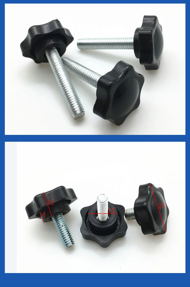 M4 M5 M6 M8 M10 Star Grip Knob - Decorative & Durable