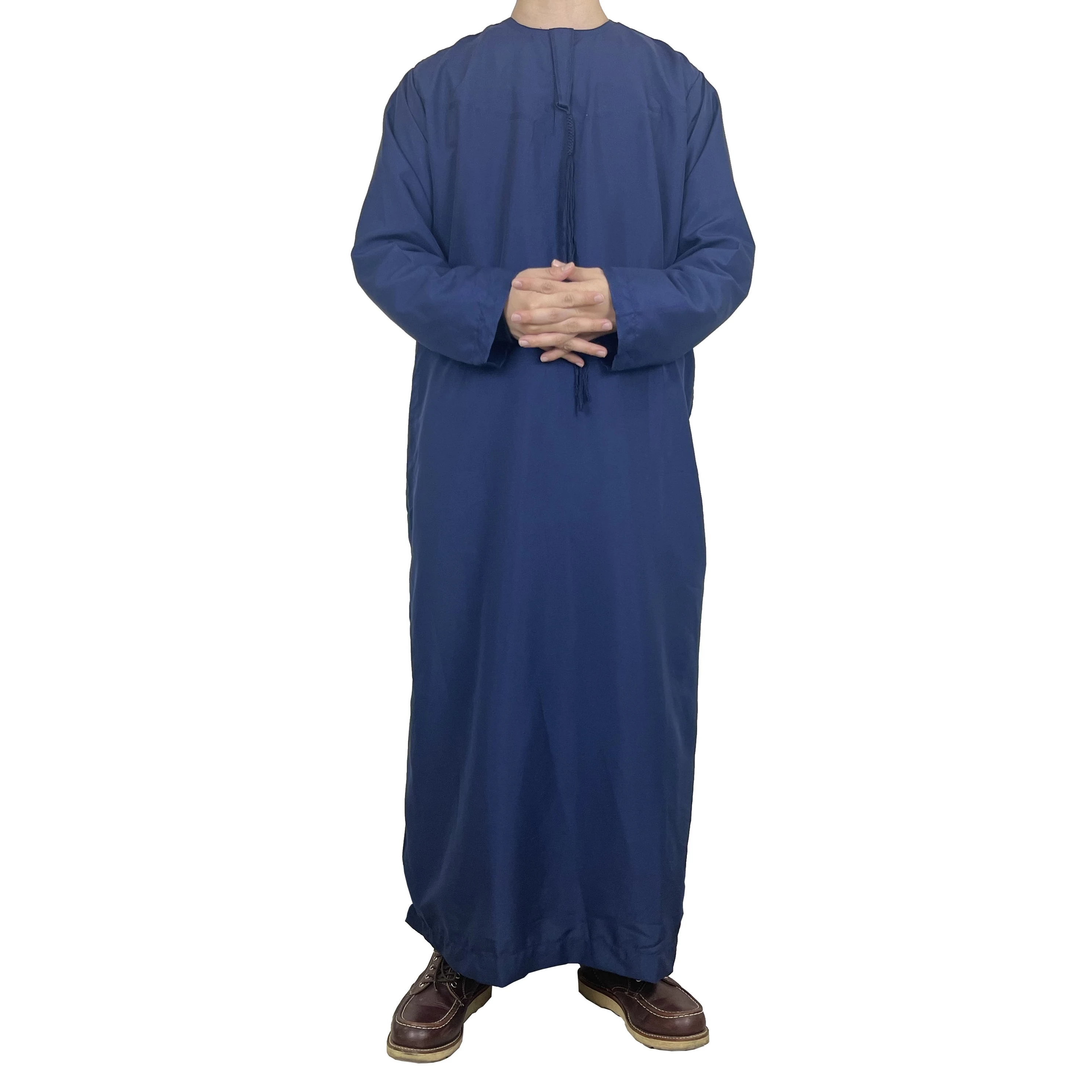 Khamis Arabic Islamic Moroccan Qatar White Mens Jalabiya
