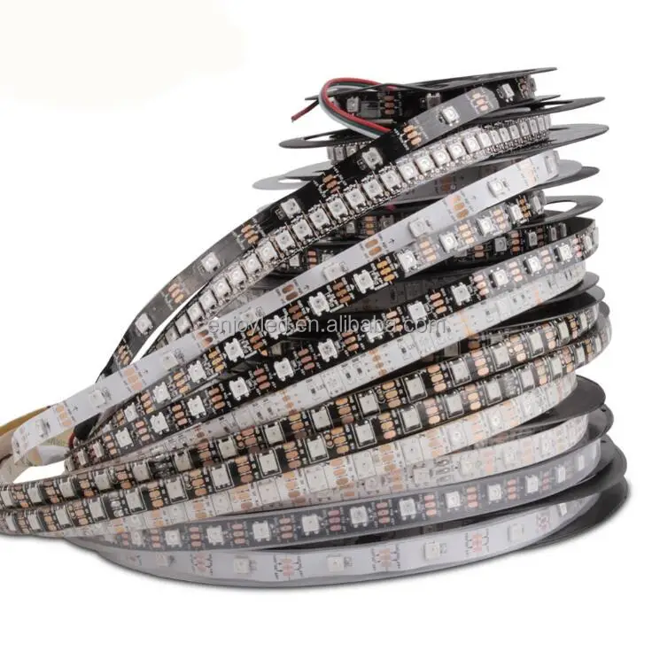 Single addressable LED light strip ws2812b 5m SMD 5050 60led M 5V 144 ...
