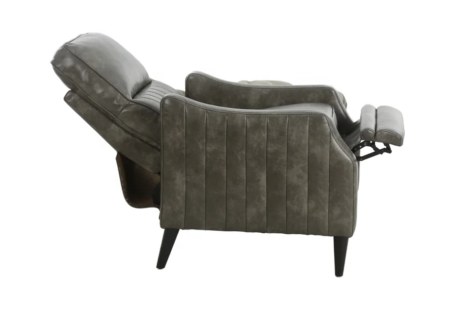 Modern SX-81350 One-Seater Recliner with Metal Frame PU Upholstery Push ...