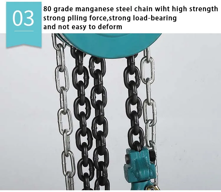 Brand 1.5t Hand-operated Crane Portable Hand For Textile Industry Mini ...