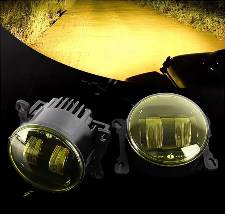 3inch Round Led Car Fog Light 30w For Jeep Wrangler For Suzuki For Ford For Porsche For Subaru ...