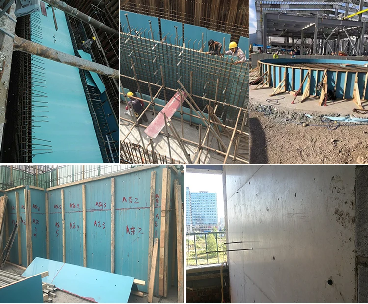 Non Combustible Formwork Construction PVC Formwork for Concrete Panel