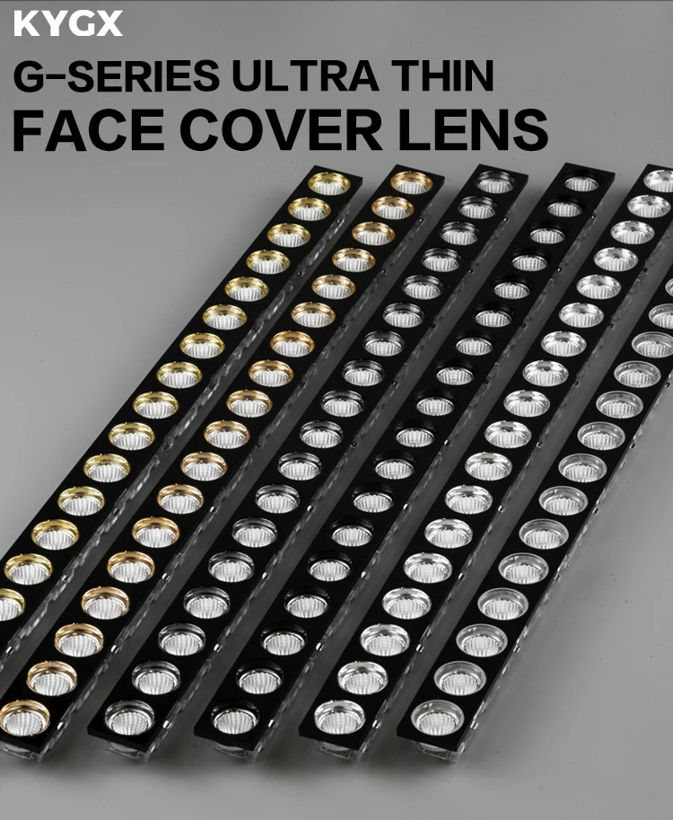 Linear Led Lens Ultra Thin Magnetic Track Light Lens Face Cover ...