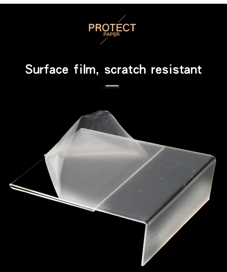 Custom Horizontal Type L Shaped Acrylic Sign Holders