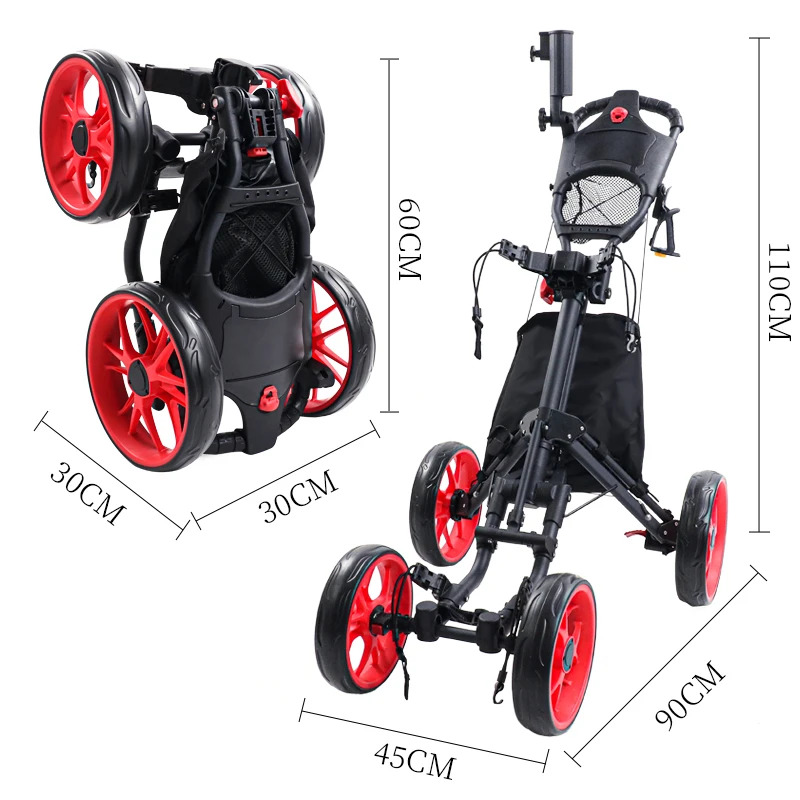 Cart Foot Brake - Durable Golf Trolleys with Easy Assembly
