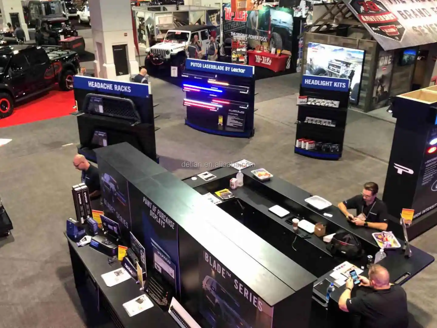 Large Trade Show Booth - Double Deck Aluminium Display