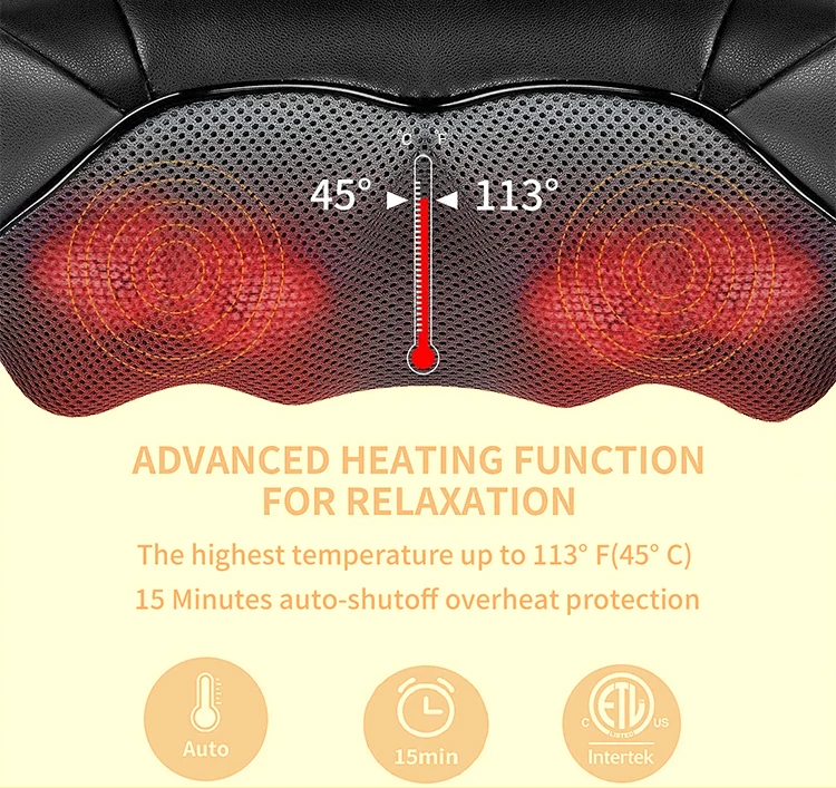 Portable Electric Healax Neck And Shoulder Massager Back Kneading ...