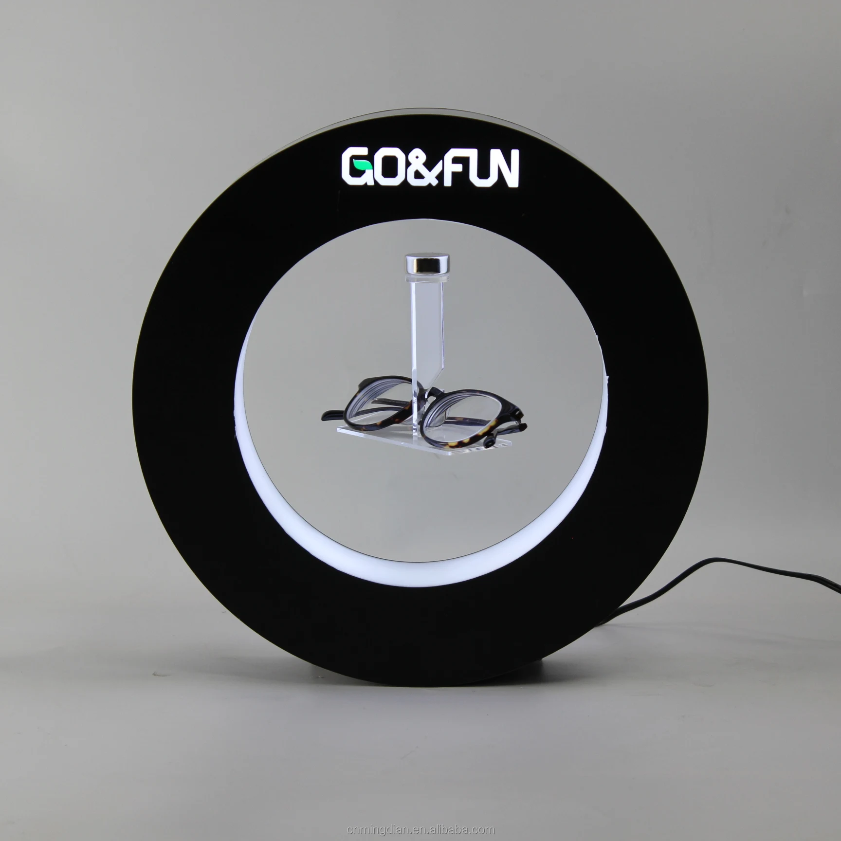 Magnetic Levitating Floating Display - LED Maglev Bottle Stand