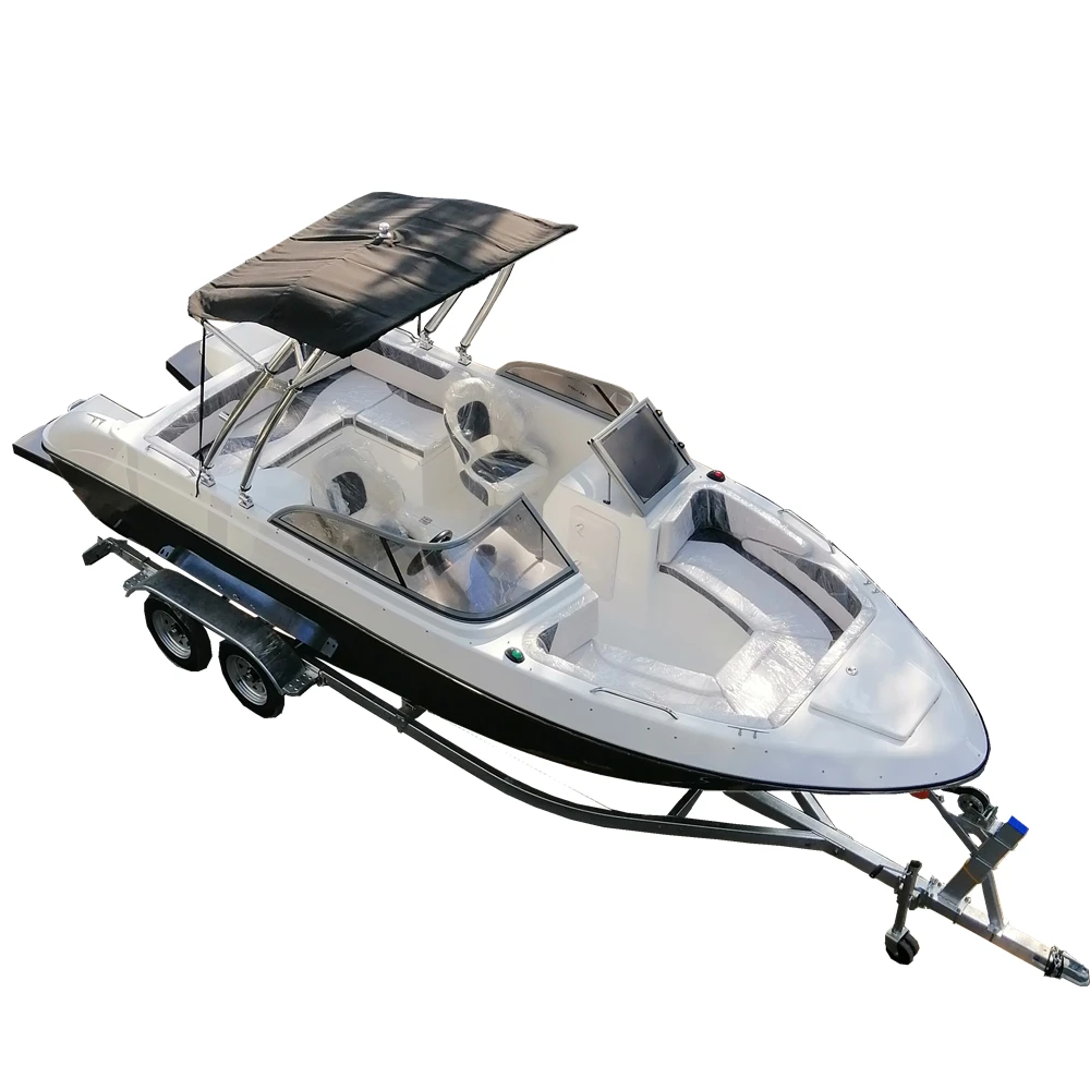 15ft Fiberglass Mini High Speed Boat Fishing Yacht for Sale