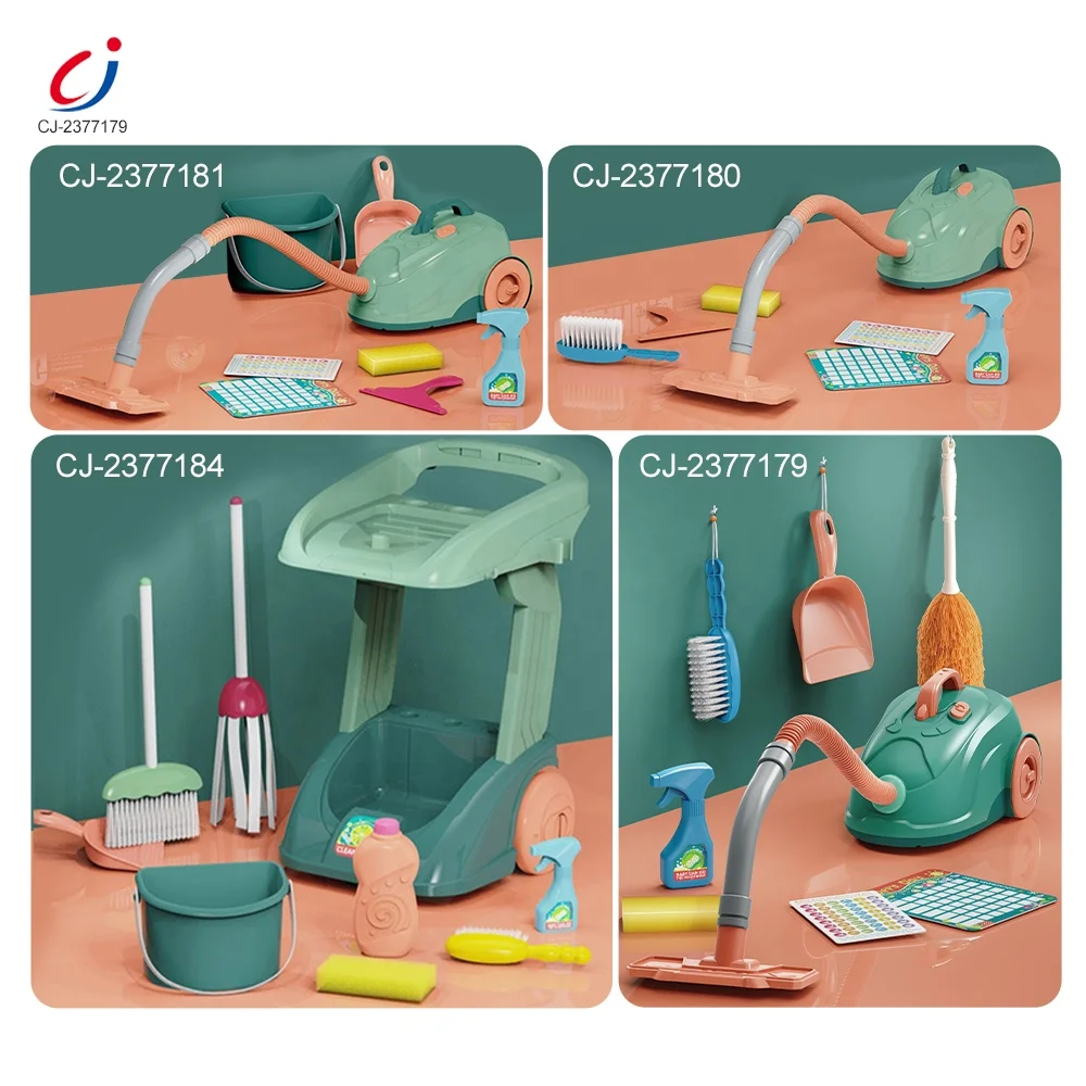 Supply Chengji preschool kids pretend play playhouse cleaning set toy ...