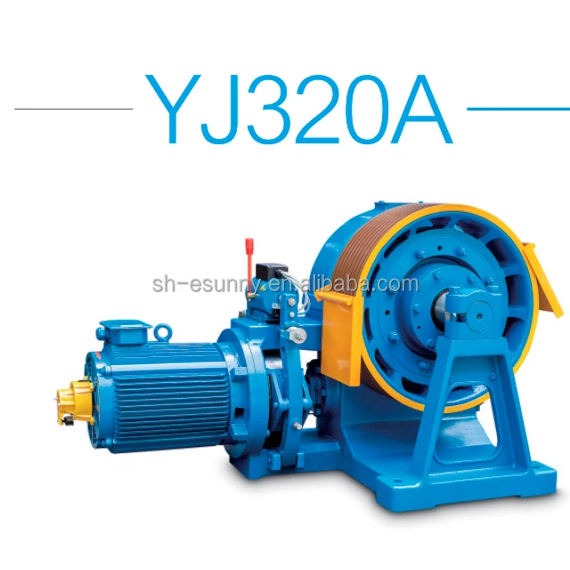 Elevator Vvvf Geared Motor For Cargo Lift 2000-2500kg 0.5-2m/s Torin ...