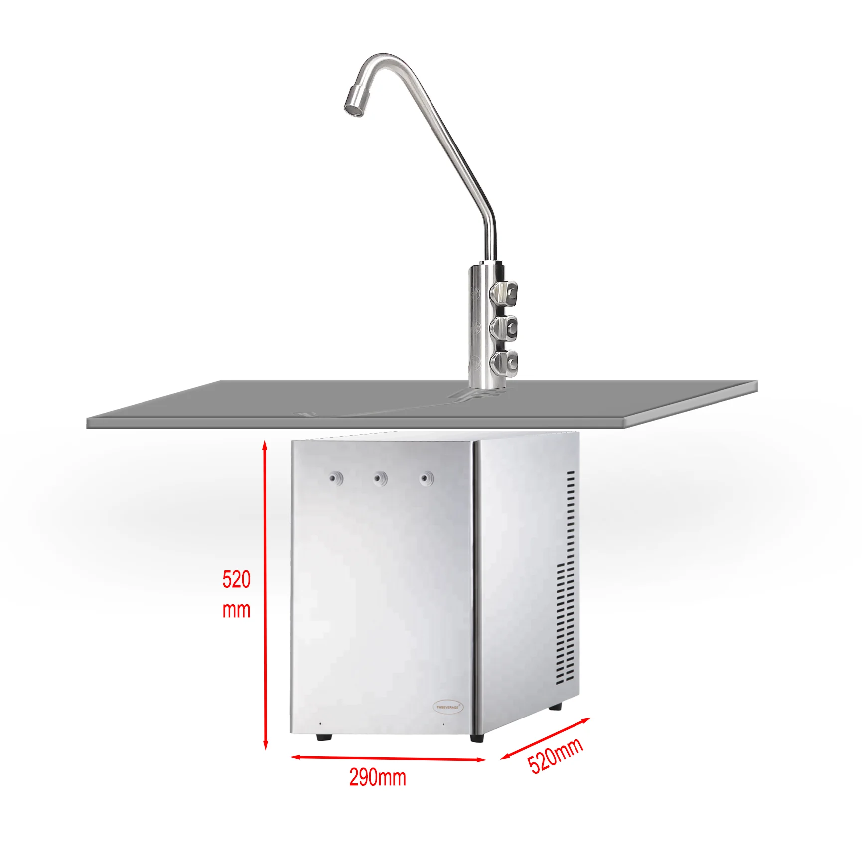 Automatic under Counter Sparkling Water Maker - TWBEVERAGE