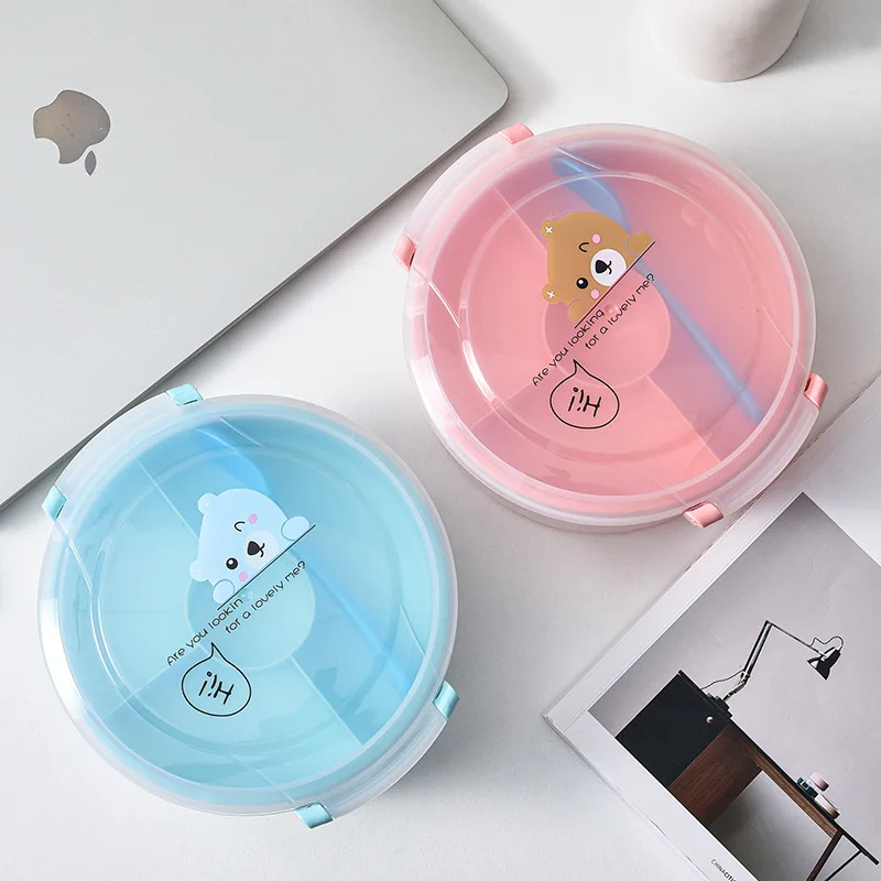 High Quality Round Cute Mini Take Away Packing 5 Compartment Style 2 ...