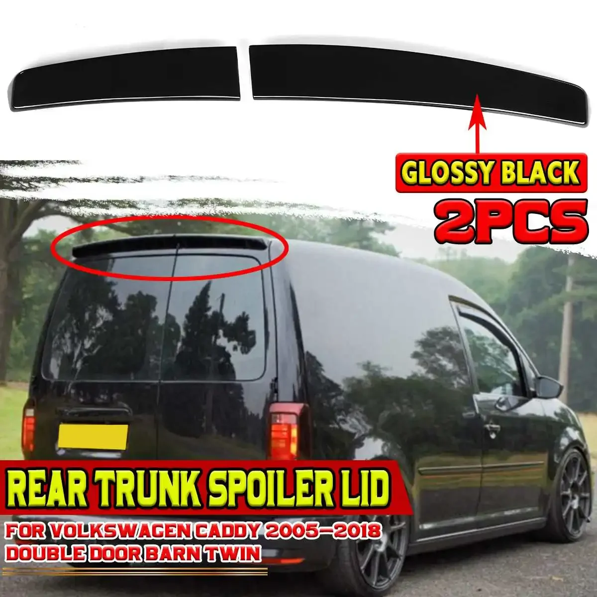 High Quality Car Rear Trunk Spoiler Lip Wing Lip for VW Caddy