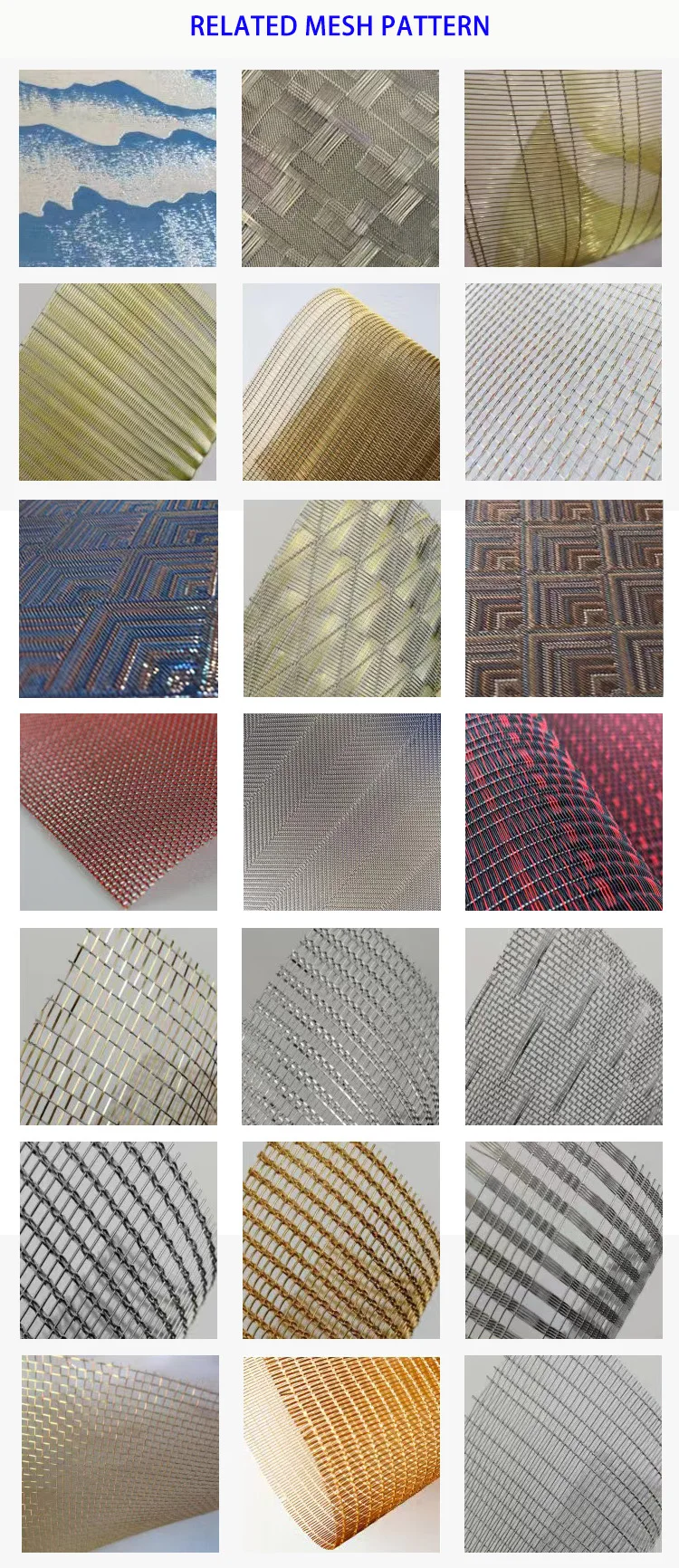 Decorative Wire Mesh Metal Mesh Fabric For Glass Laminated - Buy ...