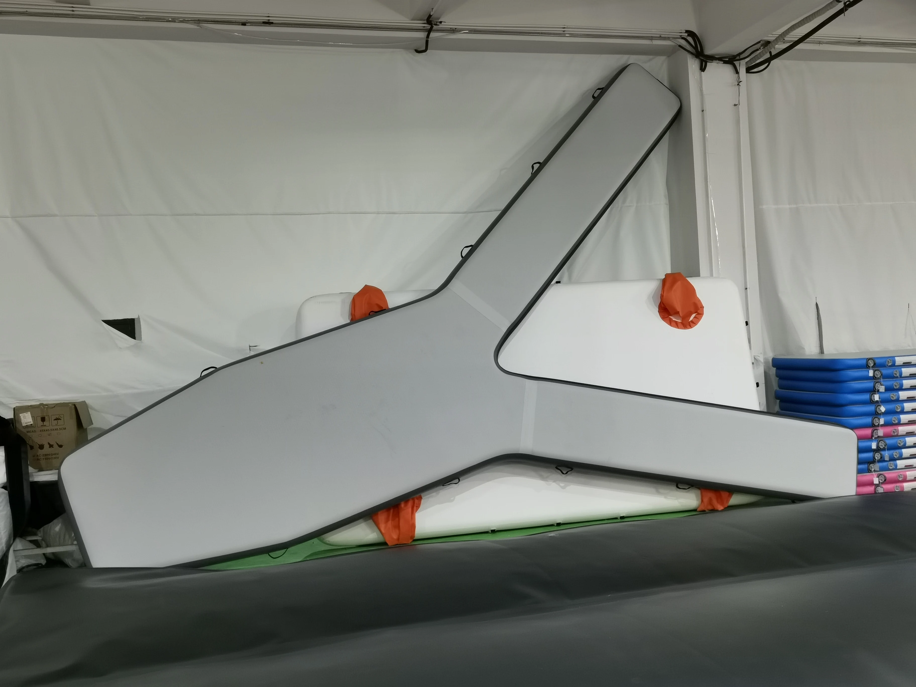 Outdoor Dropstitch Inflatable Y Shape Floating Platform Water Floating ...