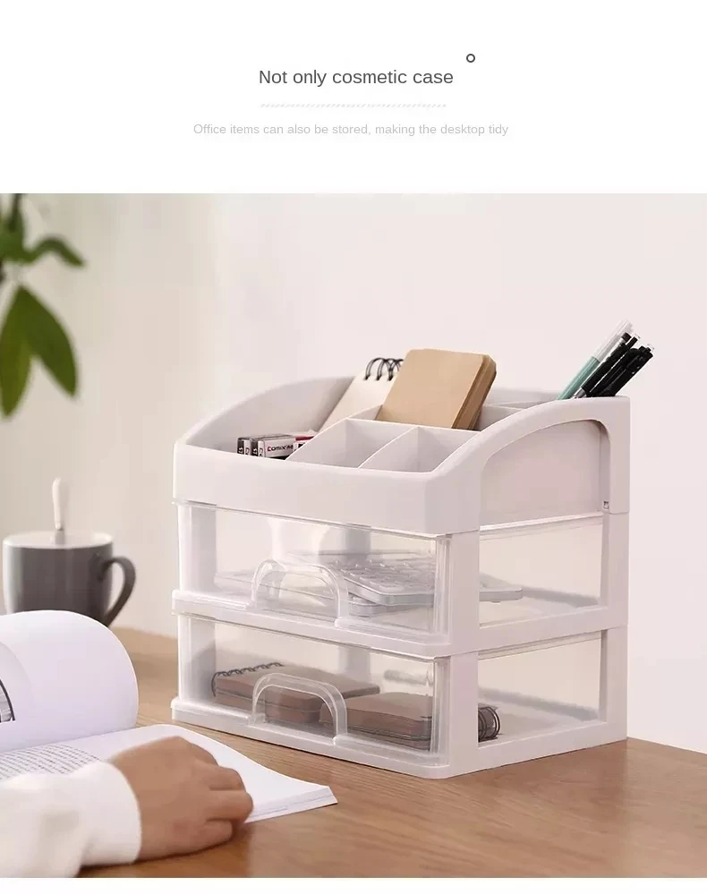 Wholesale Multi-Function Transparent Plastic Desktop Drawers
