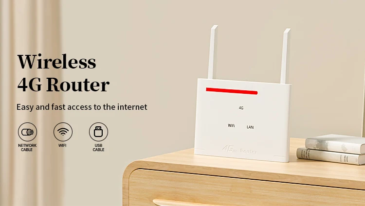 Unlock 300Mbps 4G Modem Wifi Router Cpe Wifi6 Indoor Wireless Lte Wifi ...
