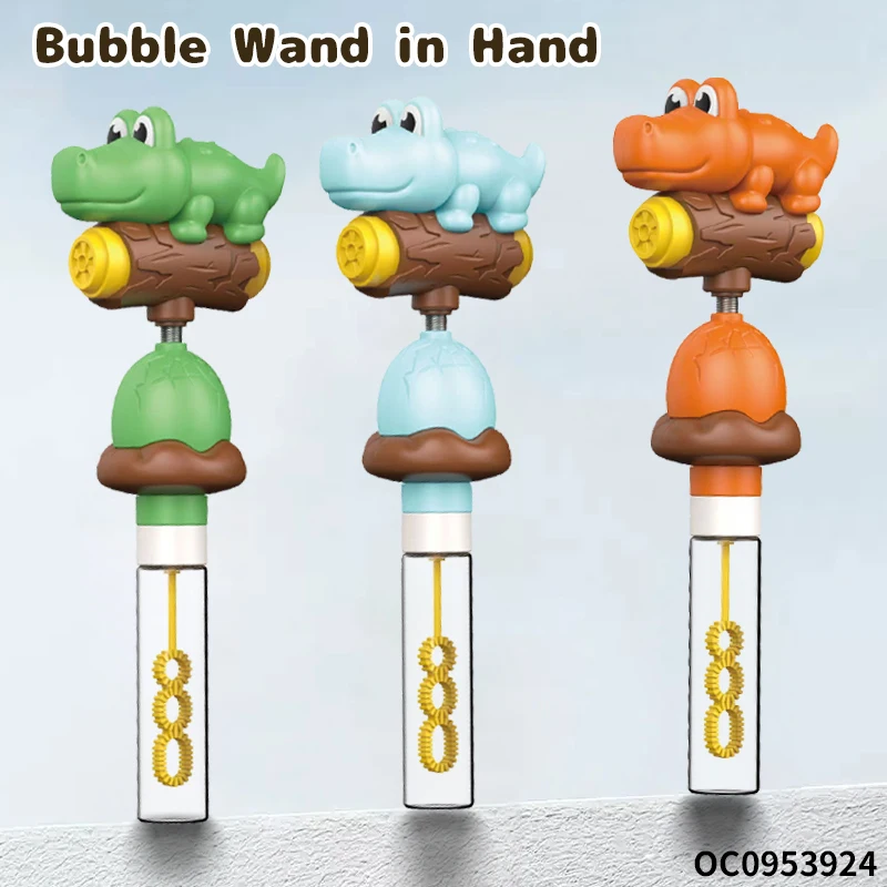 Crocodile Animal Bubble Wand Kid Garden Bubble Sticks Toys New Outdoor ...