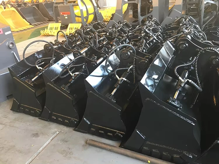 TDC Customizable Excavator Digger Grading Bucket Tilt Mud Cleaning ...