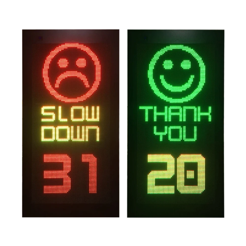 Radar Solar Speed Screen Traffic Sign Highway Speed Warning Limit Sign ...