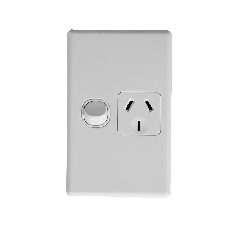 Australian Standard Wall Socket Recessed Socket Switch With 2 Pole ...