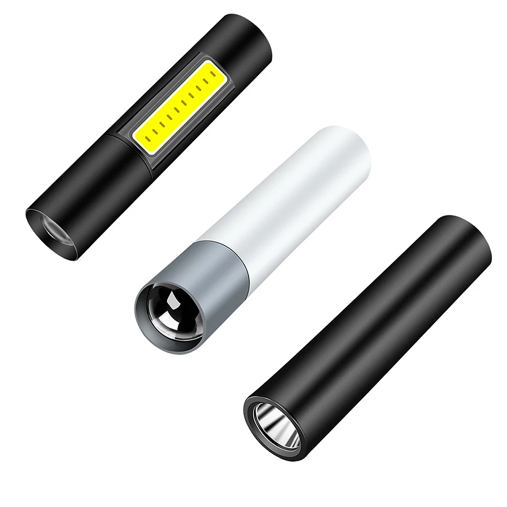 Zoomable Usb Rechargeable Cob Side Light Ipx4 Aluminium 5w Xpe Tactical ...