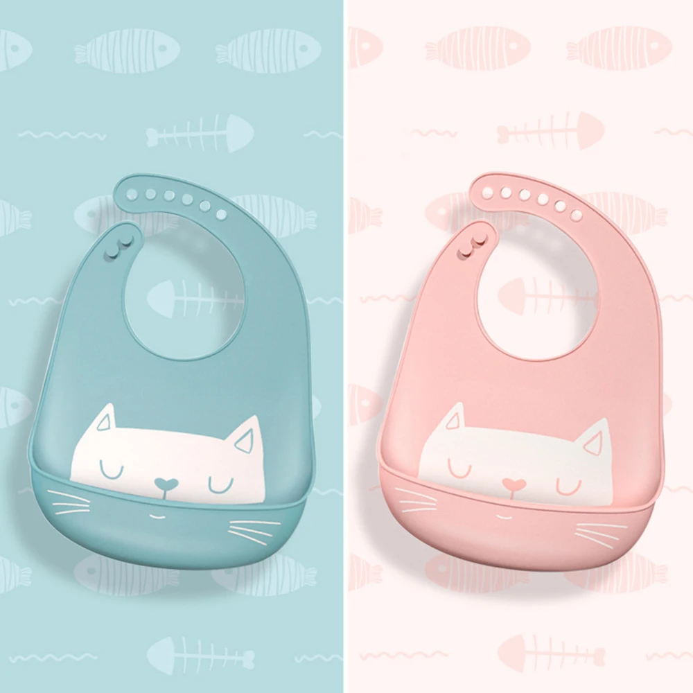 Comfortable Soft Printed Waterproof Silicone Rubber Baby Bib - Buy ...