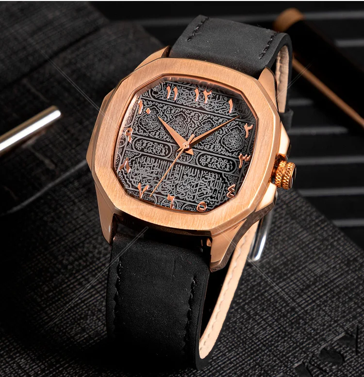 Muslim Islamic Luxury Quartz Wrist OEM Stainless Steel Waterproof ...