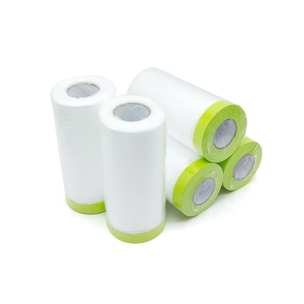 High Quality Protective Plastic Masking Film Roll for Use in Painting
