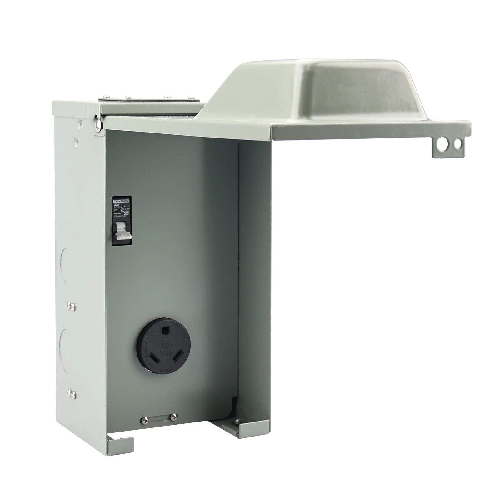 Rv Power Outlet Panel Nema Tt-30r With 30 Circuit Breaker Rv ...