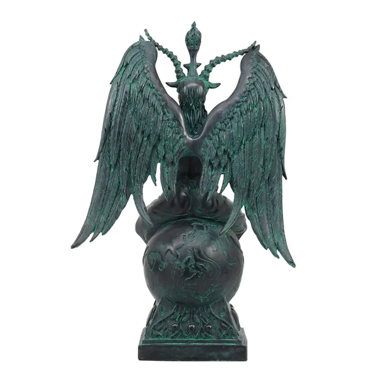 Baphomet Statue - Occultic Goat of Mendes Sculpture for Home Decor ...