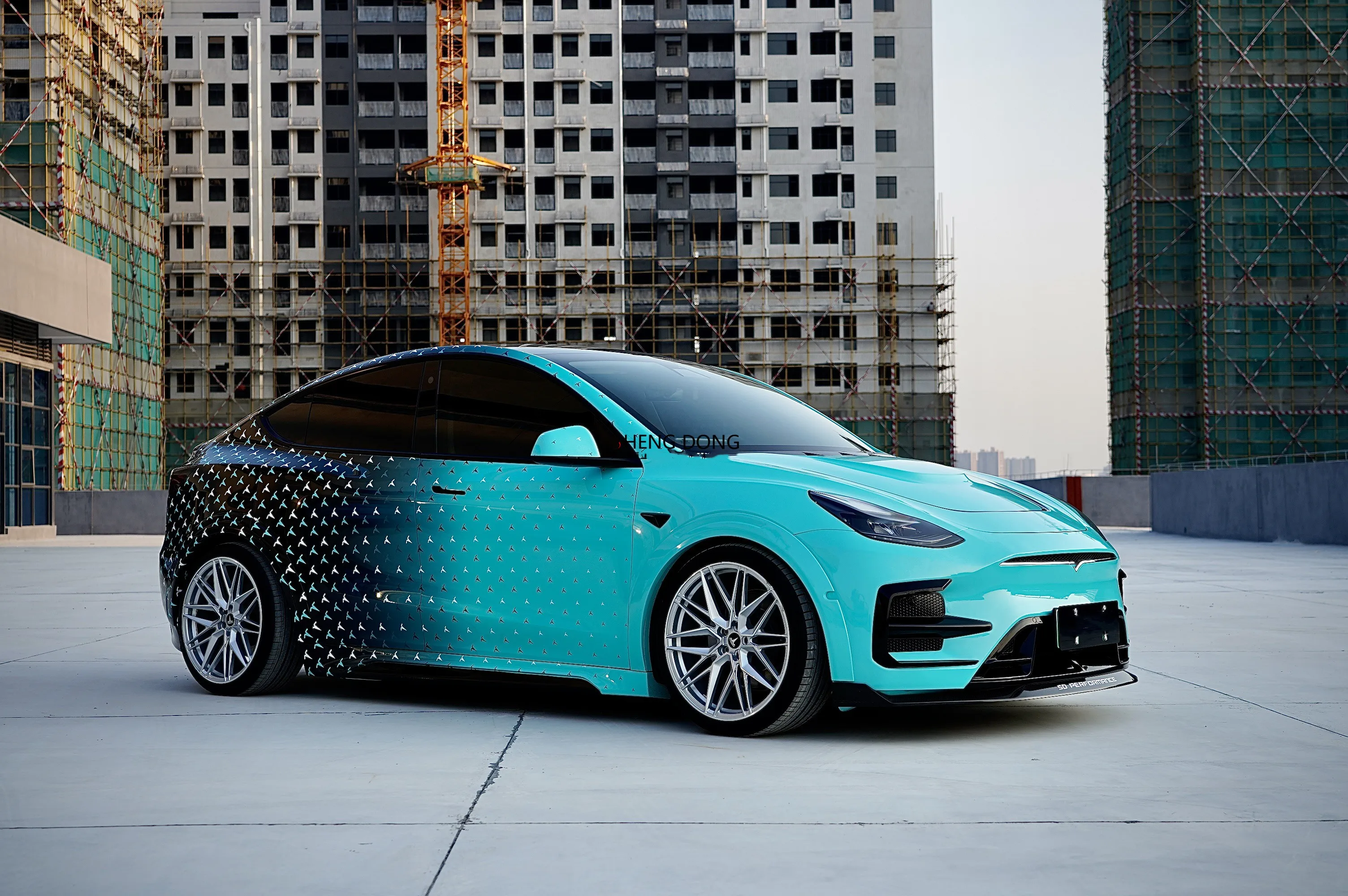 Tesla Model Y Body Kit - SD Style Bumper Diffuser Spoiler