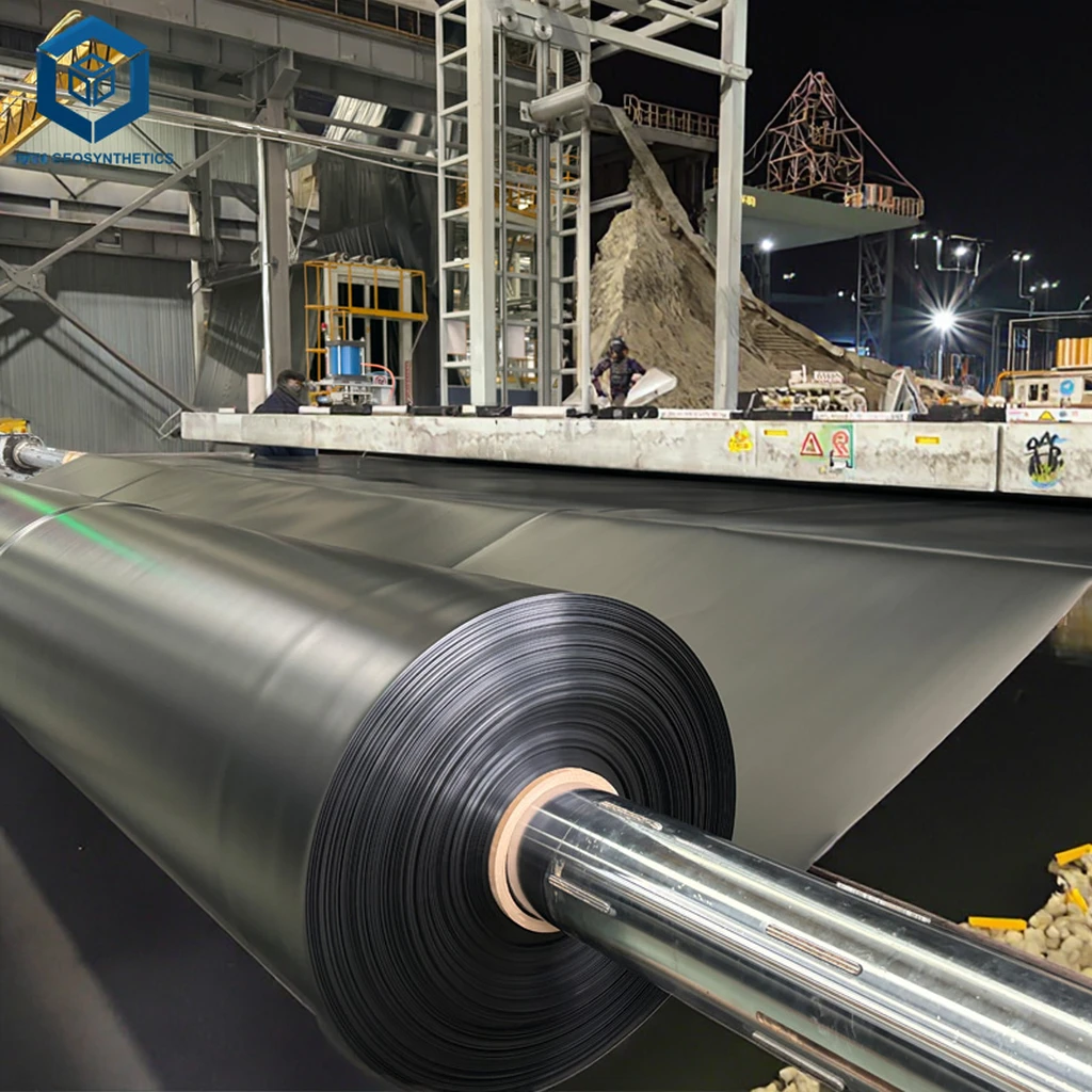 BPM Geosynthetics Geomembranes Geomembranas HDPE Liner 1.5mm Black Roll ...