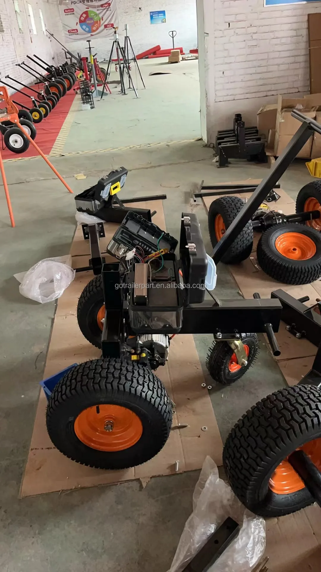 1.3t Electric Trailer Mover Dolly With Motor Adjustable Trailer Dolly ...