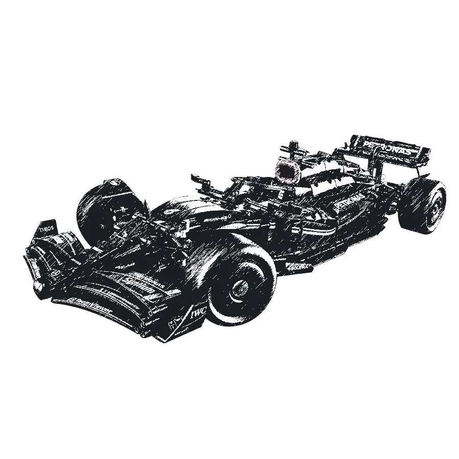 King Technical Super Car Model Blocks Bricks Formula Car Racing Sports ...