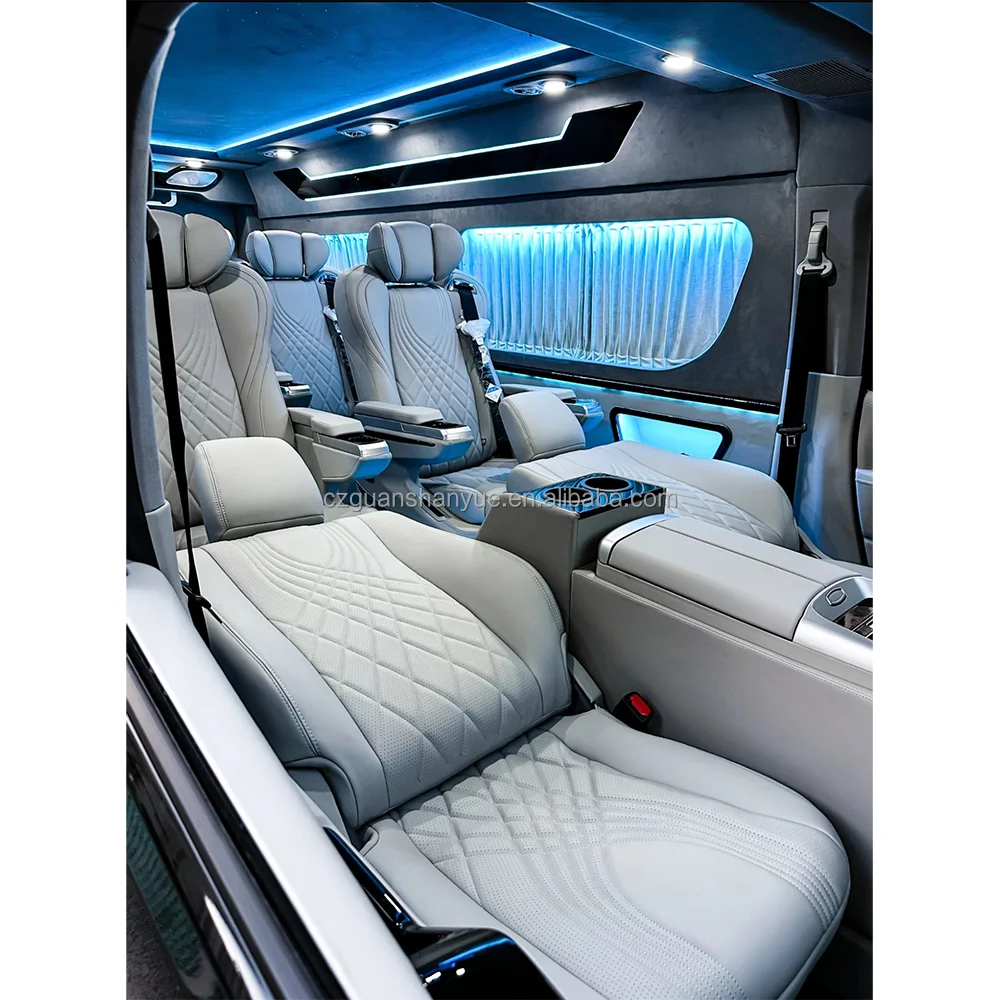 Customized Ceiling Light, Electric Curtains, and Luxurious Car Seats ...