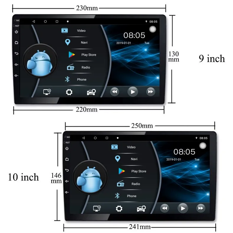 Car Android Screen Android Radio Dvd Player Frame Wire Center Control ...