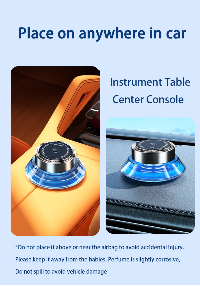 Luxury Car Cologne Diffuser - Fresh Air for Your Smart Car