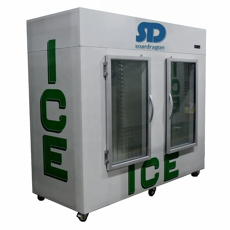 Soardragon Fan Cooling Glass Door Indoor Ice Storage Freezer ...