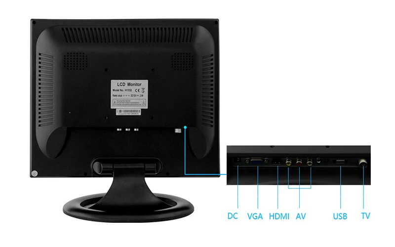 12inch Computer Monitor,Cctv Industrial Mini Edp Pc Monitors For ...